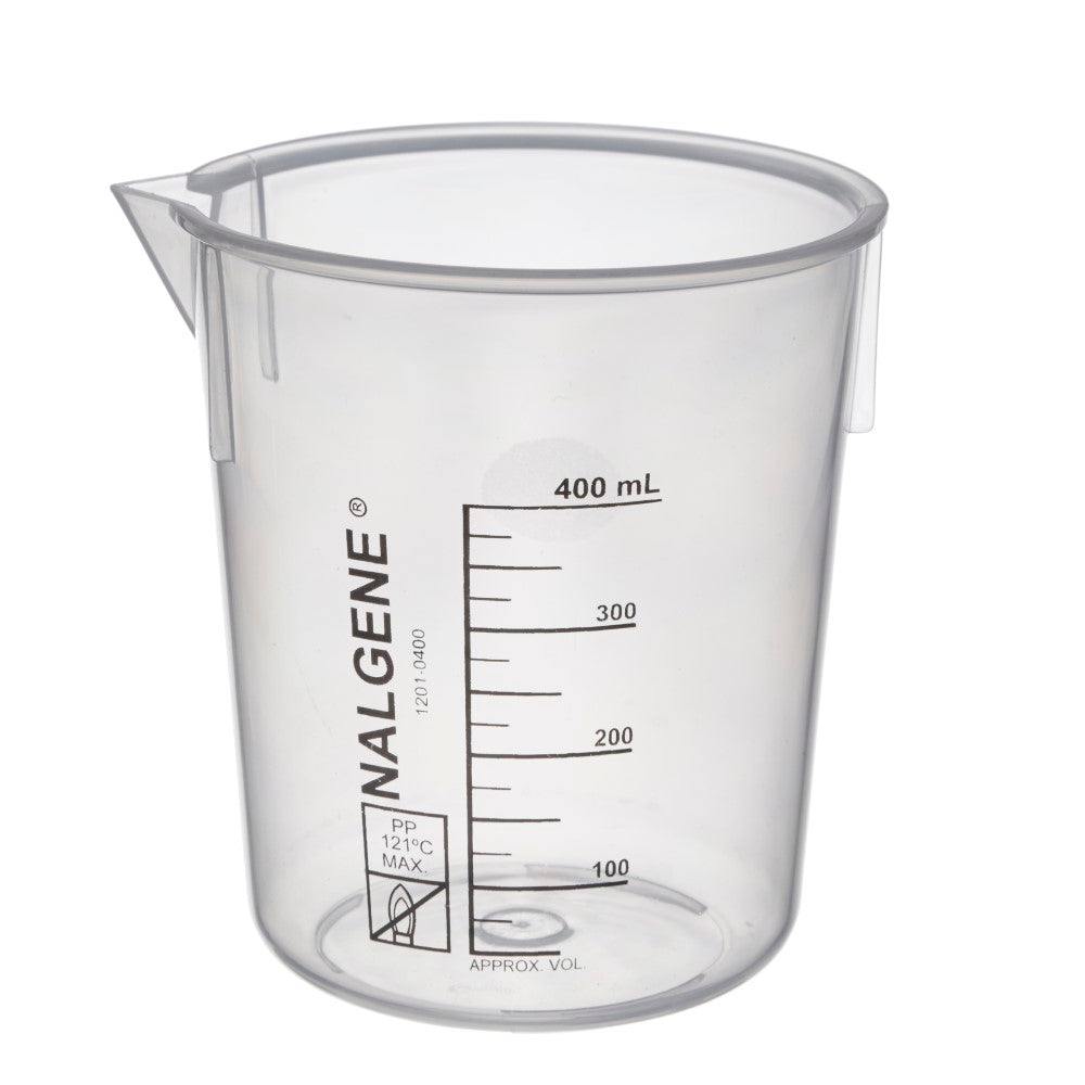 Nalgene™ Griffin Low-form PP Beakers # 400 ml - Pkg/6 – Consolidated Plastics
