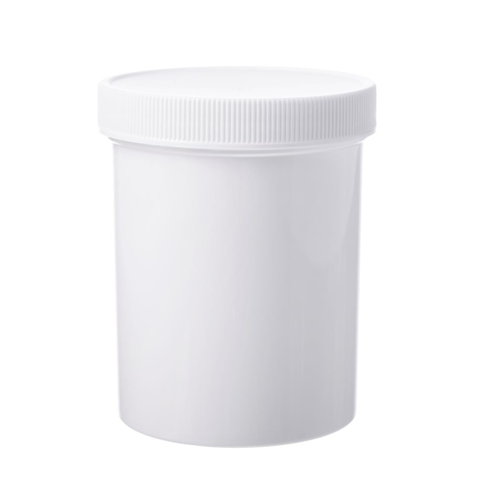 White Wide-Mouth Threaded Jars # 8 Oz. 70 mm cap - Pkg/48 ...