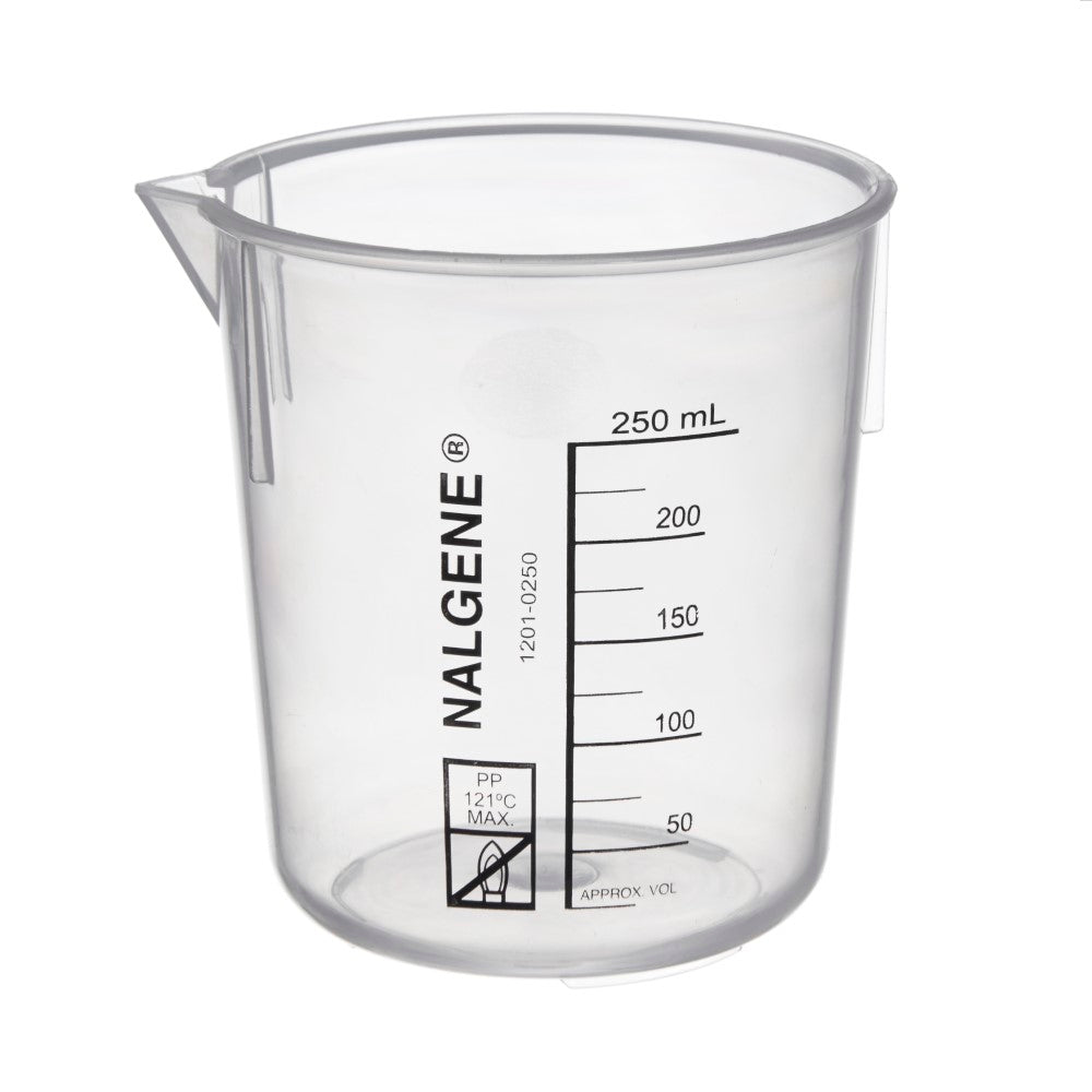 Nalgene™ Griffin Low-form PP Beakers # 250 ml - Pkg/6 – Consolidated Plastics