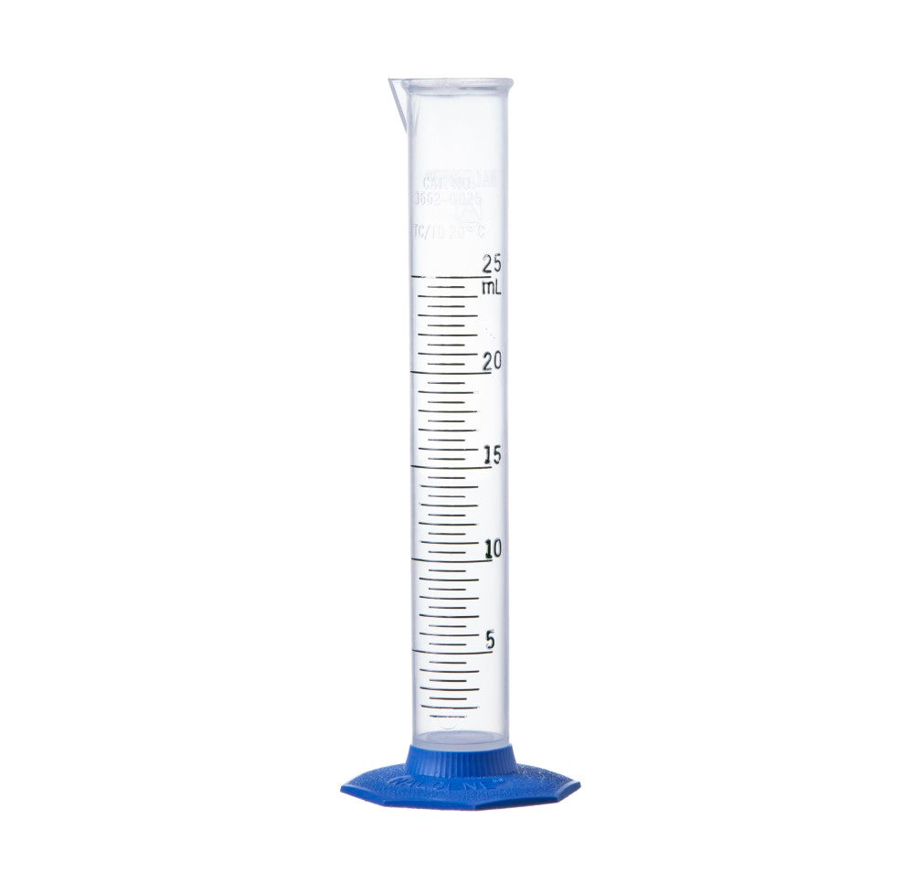 Nalgene™ PP Graduated Cylinders # 25 ml - Case/18 – Consolidated Plastics