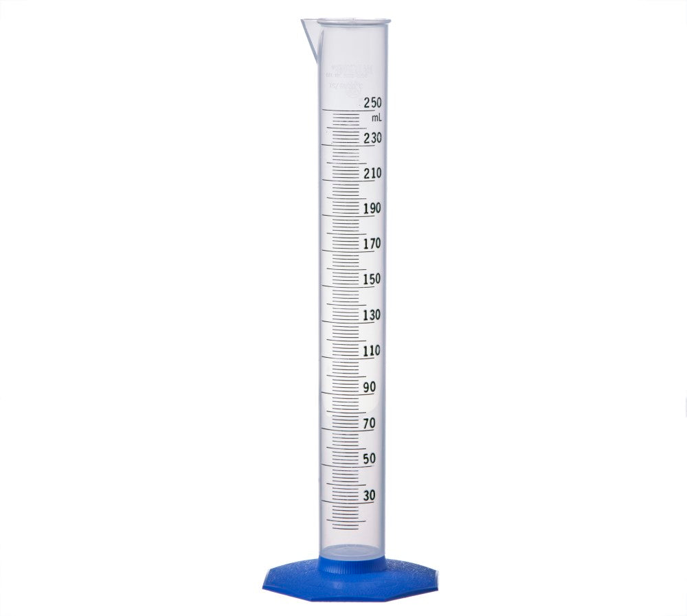 Nalgene™ PP Graduated Cylinders # 250 ml - Case/12 – Consolidated Plastics