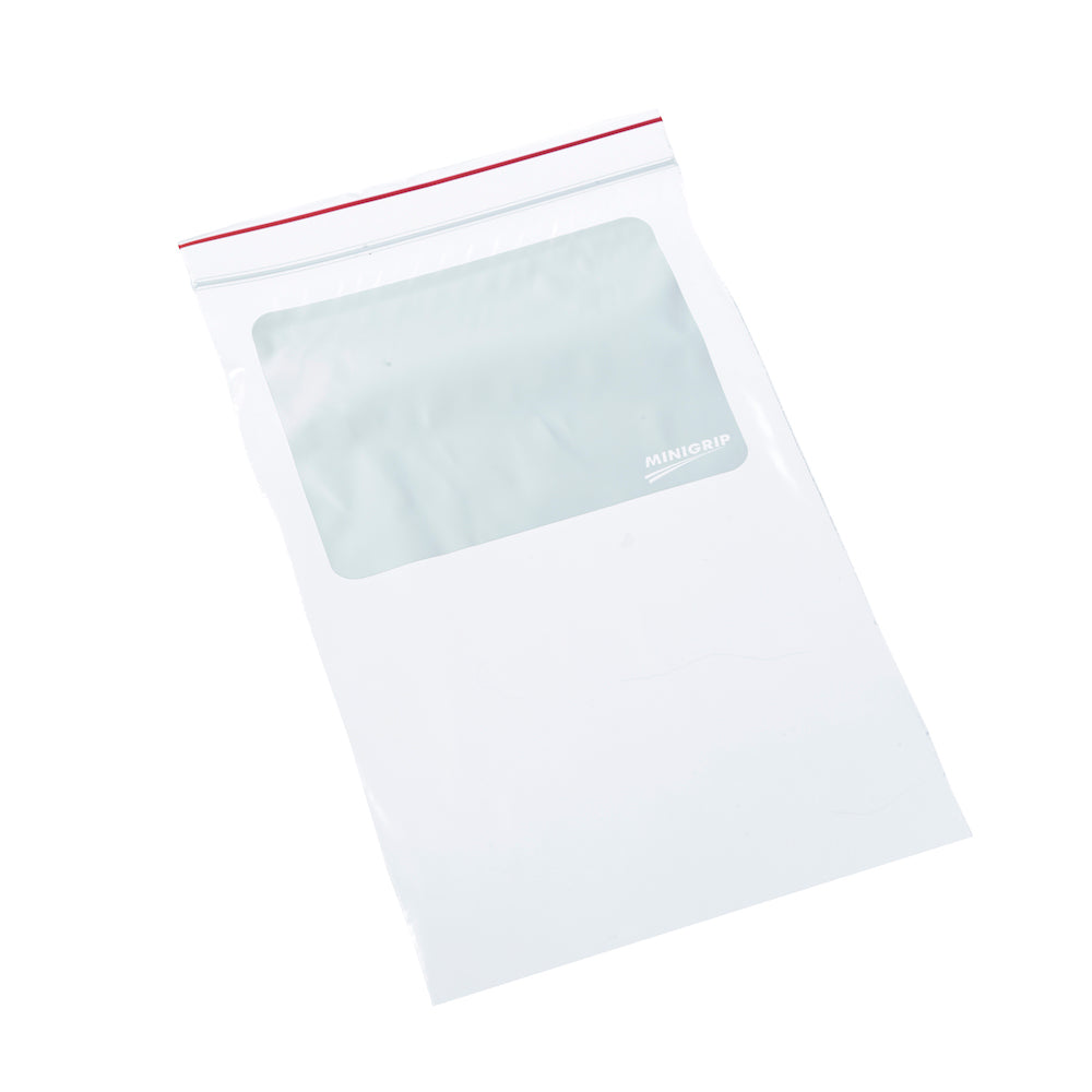 Minigrip® Reclosable White Block Bags 2 Mil # 6x9 - Case of 1000 ...