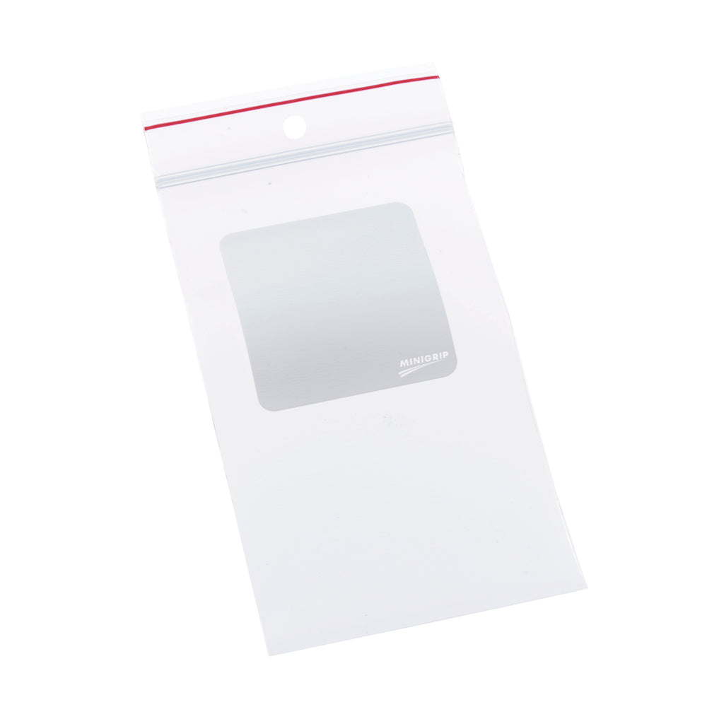 Minigrip® Reclosable White Block Bags 4 Mil # 3x5 - Case of 1000 ...