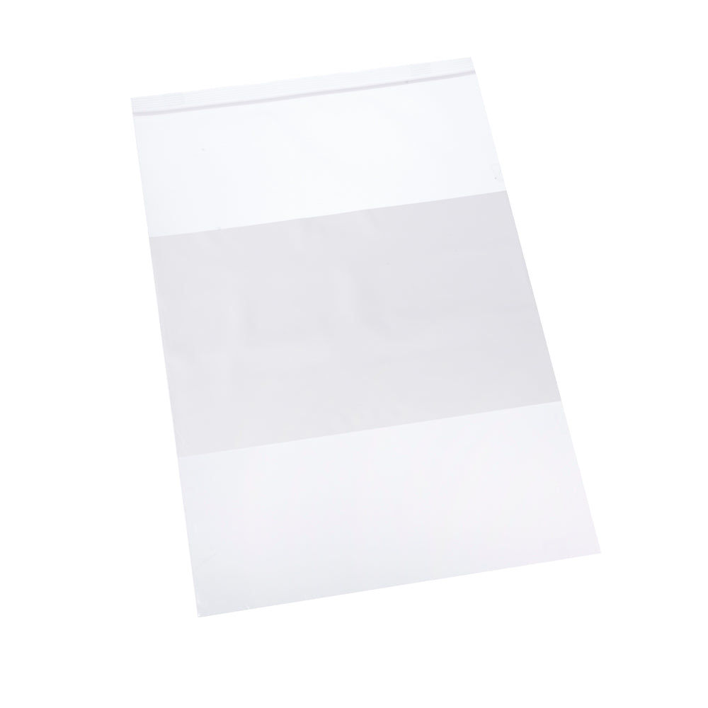 Consolidated's Reclosable White Block Bags 4 Mil # 13x18 * - Case of 5 ...