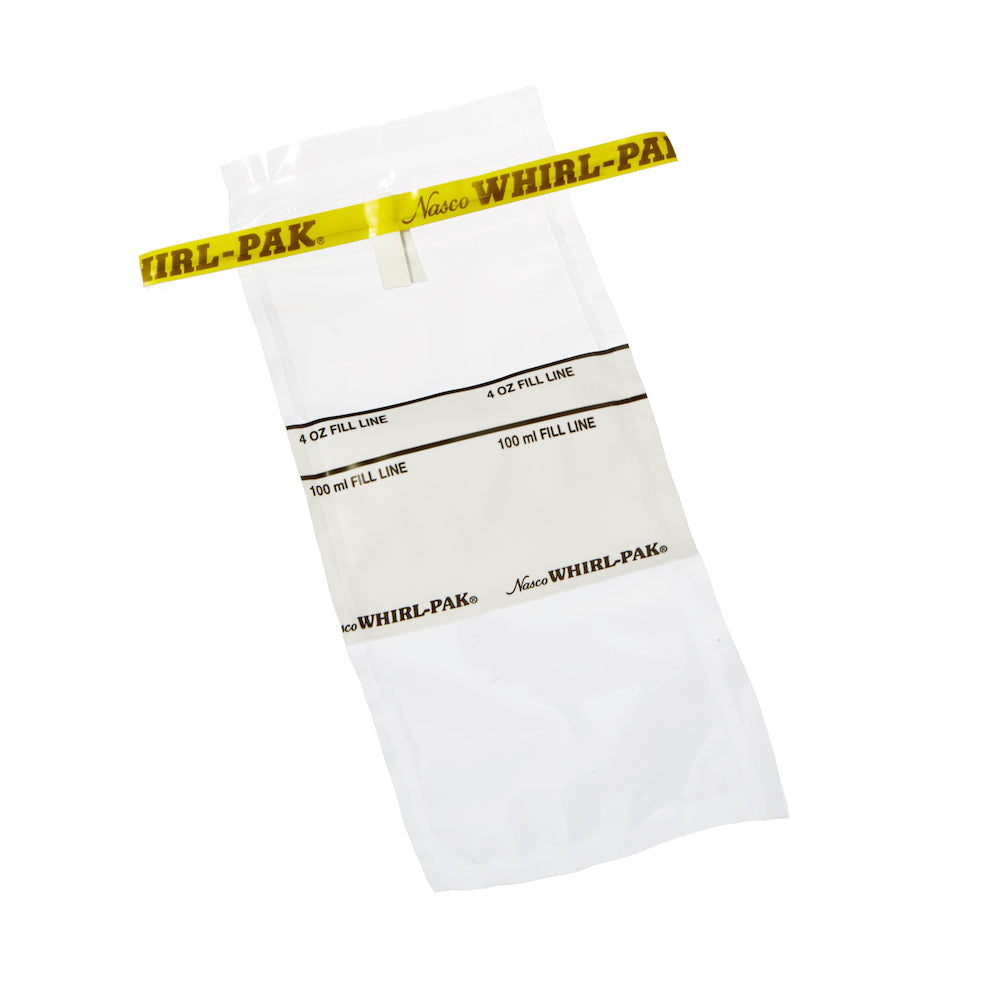 Whirl-Pak® Disposable Sampling Bags with White Patch 2.25 Mil # 3x7 ...
