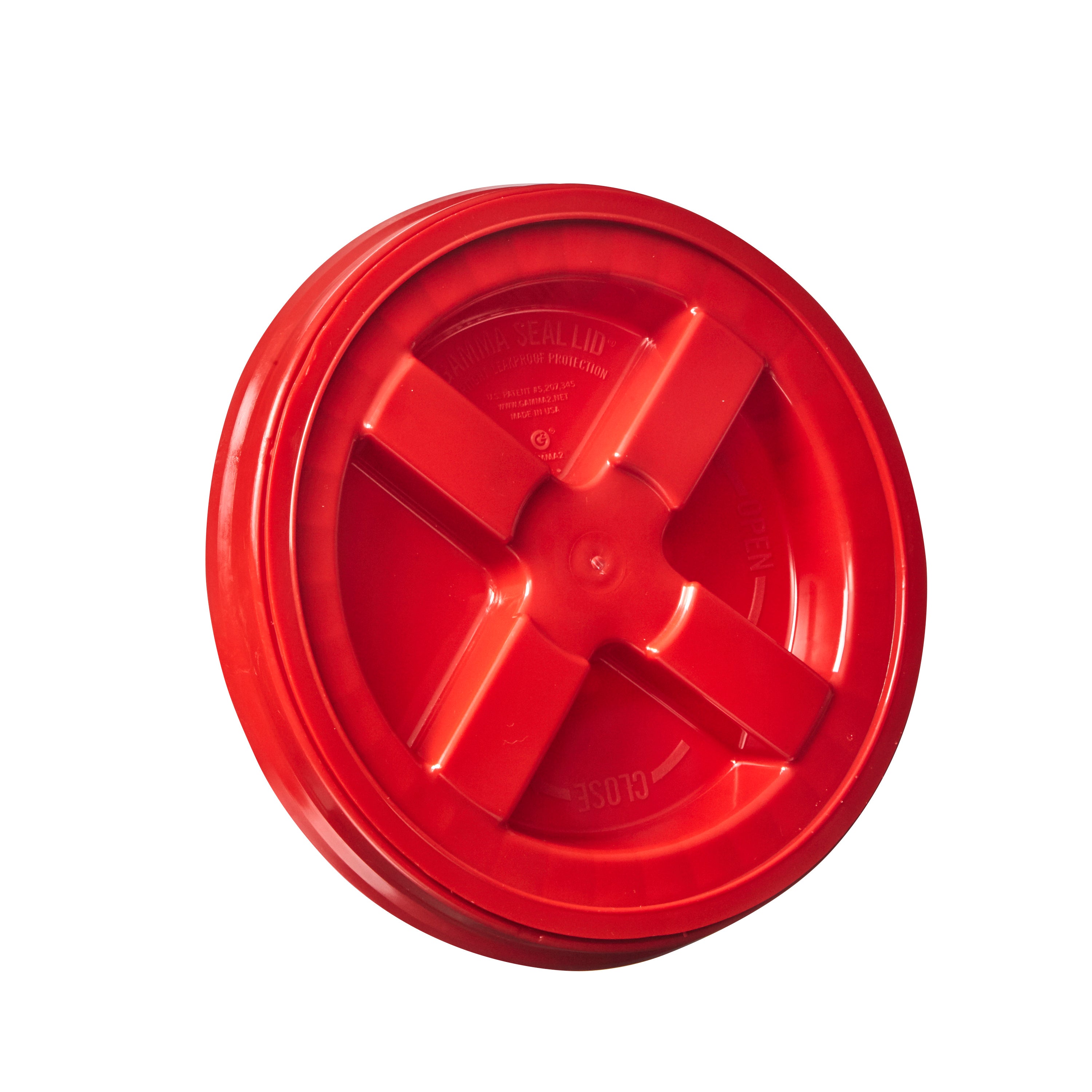 3.5 - 7 Gallon Gamma Seal Lids # Red – Consolidated Plastics
